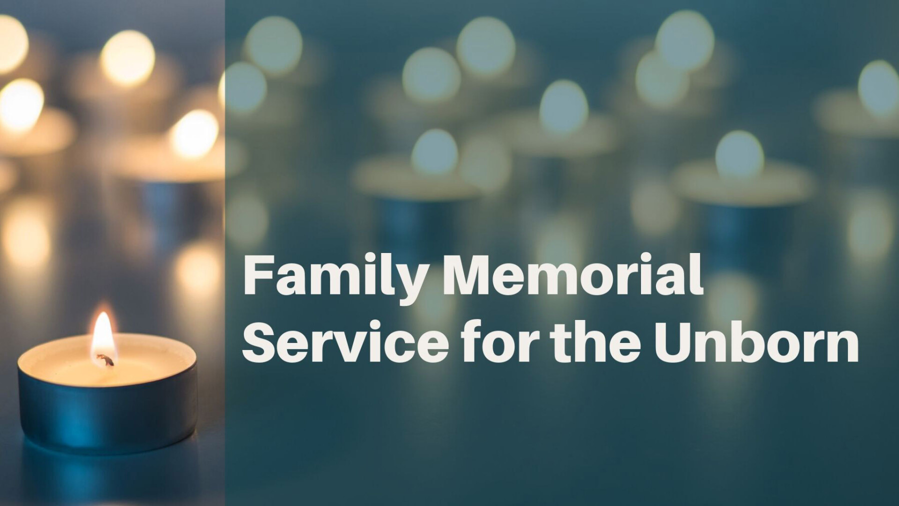 Family Memorial Service for the Unborn | Good Shepherd Catholic Community