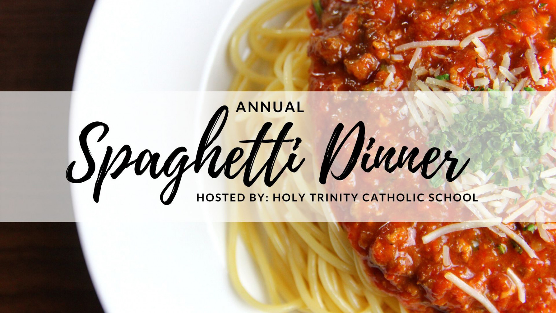 Annual Spaghetti Dinner | Good Shepherd Catholic Community